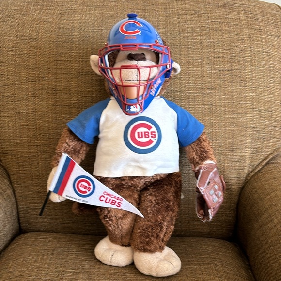Build-A-Bear | Other | Vintage Build A Bear Monkey Chicago Cubs With ...